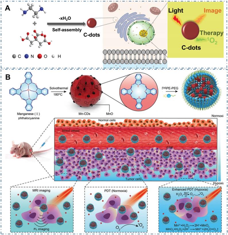 Recent progress of carbon dots in targeted bioimaging and cancer therapy