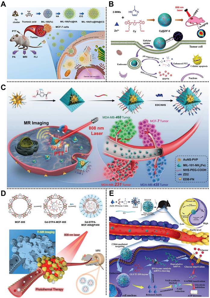 Multifunctional metal-organic framework (MOF)-based nanoplatforms for ...