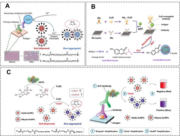 Click Chemistry-Mediated Nanosensors for Biochemical Assays