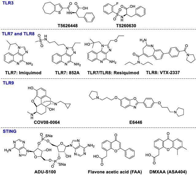 Small molecules as theranostic agents in cancer immunology